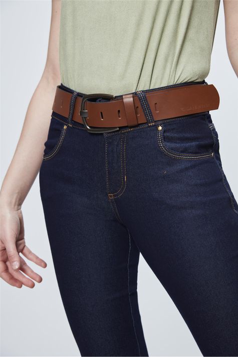 Cinto Feminino: De Couro, Preto, Fino, Largo e Mais | Damyller